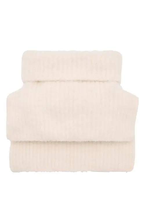 Mango Rib Turtleneck Snood - Ecru