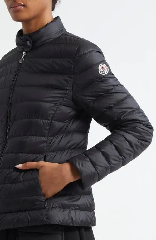 Moncler Igelle Down Puffer Jacket - Black/black