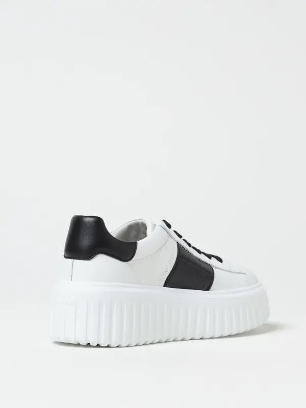 Hogan Paneled Lace-up Sneakers