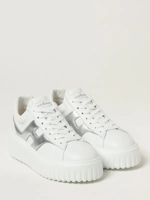 Hogan Low Top Sneakers - Silver