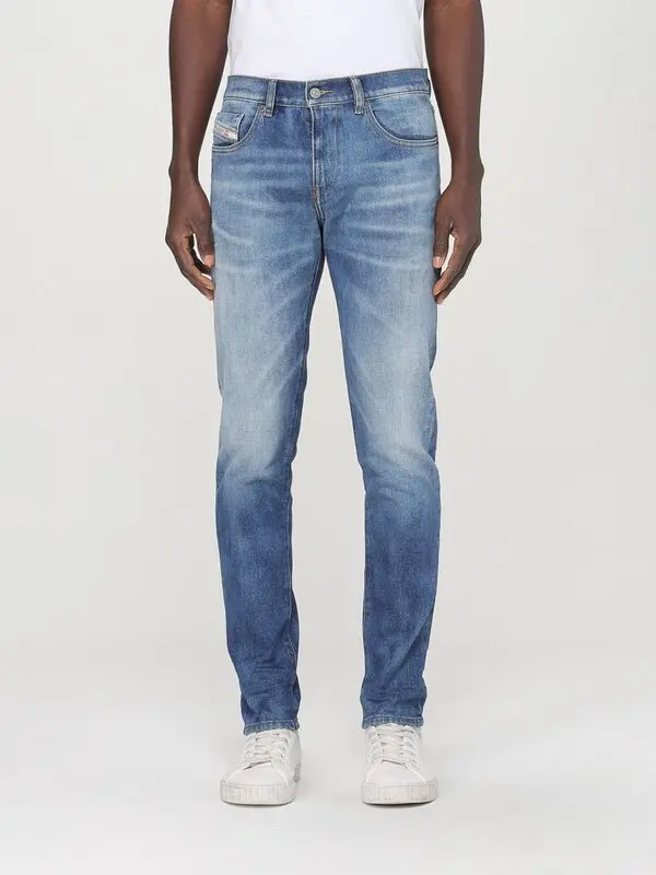 DIESEL Straight Leg Jeans - Stone Washed