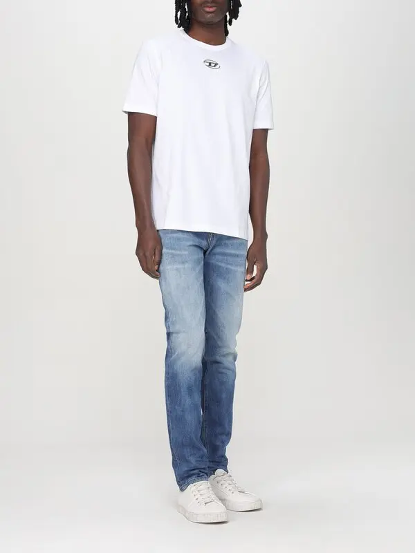 DIESEL Straight Leg Jeans - Stone Washed
