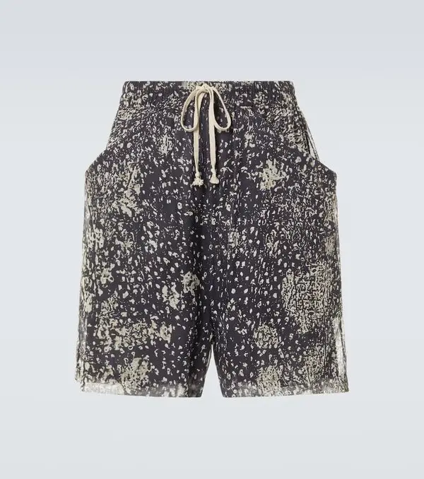 Rick Owens Lido Silk Shorts