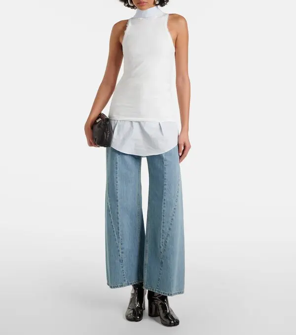 MAISON MARGIELA Convertible Cotton Top