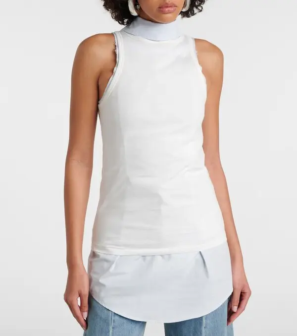 MAISON MARGIELA Convertible Cotton Top