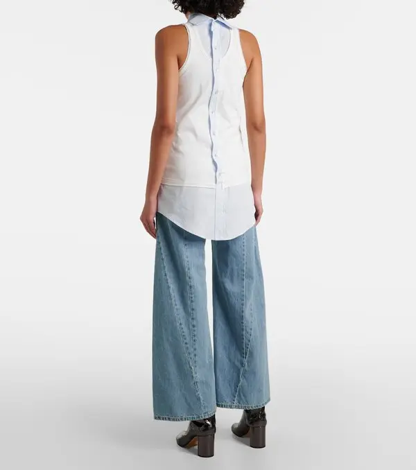 MAISON MARGIELA Convertible Cotton Top