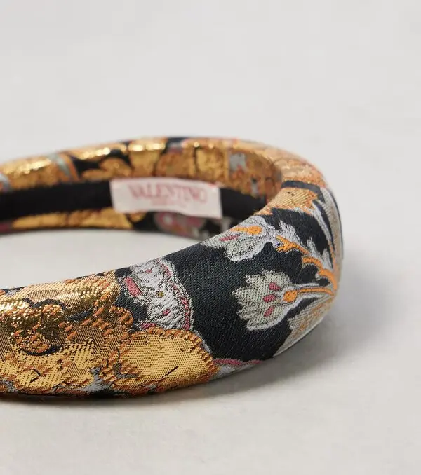 Valentino Garavani Wool And Silk Jacquard Headband