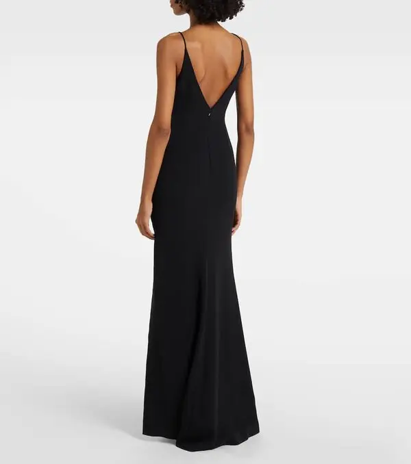 Elie Saab Embellished Bow-detail Gown - Black