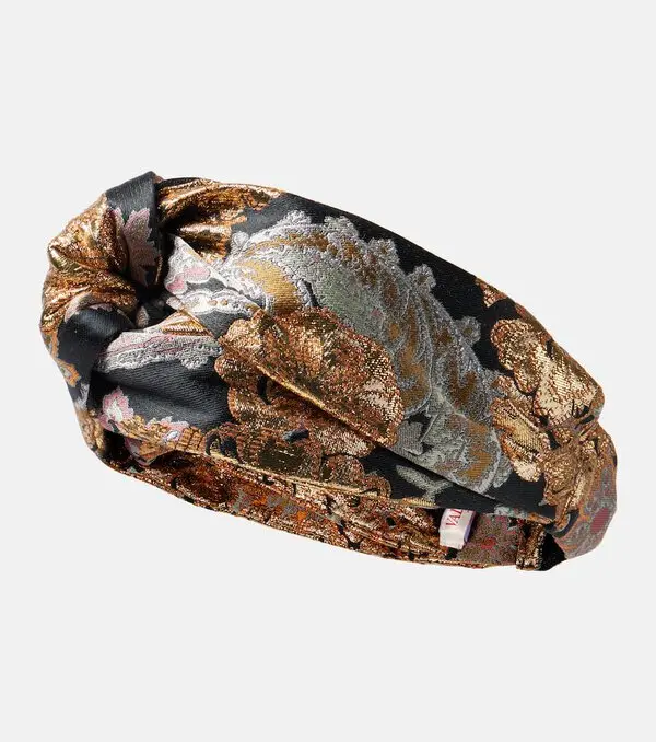 Valentino Garavani Jacquard Lamé Headband - Multicoloured