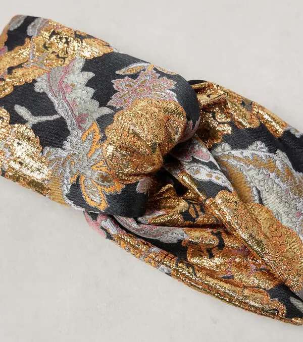 Valentino Garavani Jacquard Lamé Headband