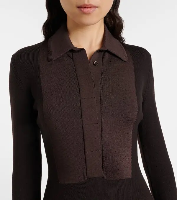 TOM FORD Wool-blend Turtleneck Dress