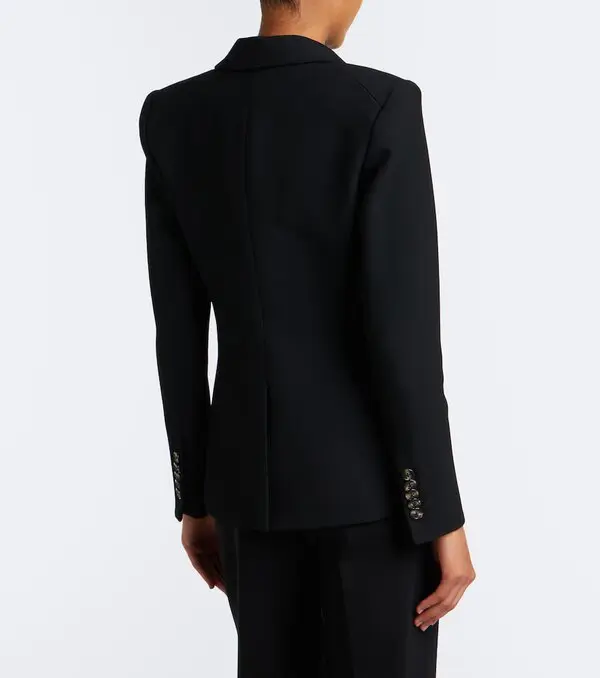 Veronica Beard Miller Striped Double-breasted Blazer