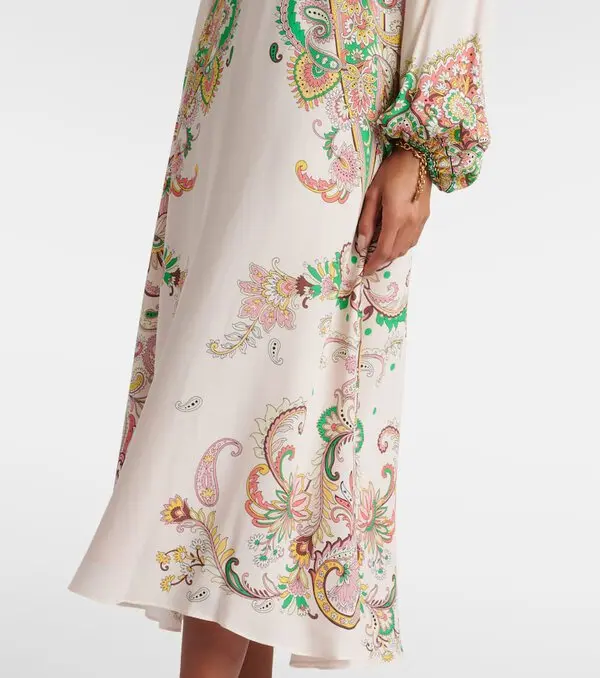 Etro Printed Midi Dress - Multicoloured