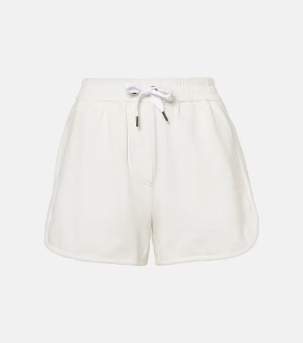 Brunello Cucinelli Cotton Shorts - White