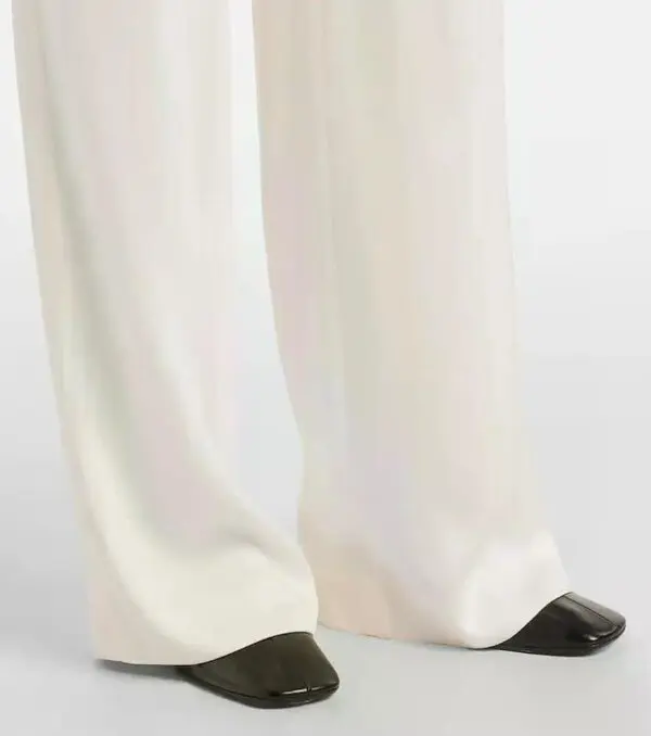 Veronica Beard Robinne High-rise Wide-leg Trousers - White