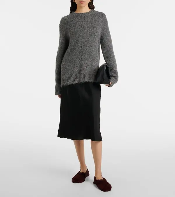 JIL SANDER Calf Hair Flats - Brown