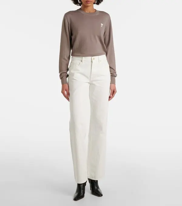 7 For All Mankind Tess Straight-leg Pants
