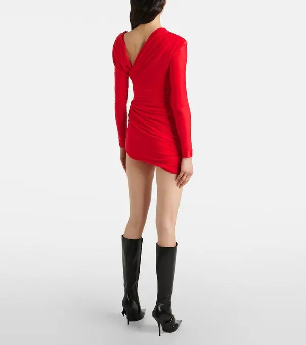 Balenciaga Ruched Mini Dress