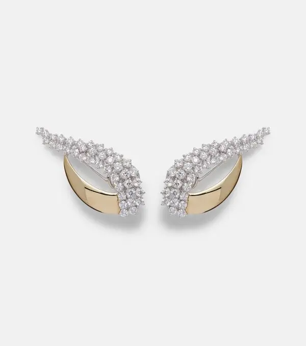Yeprem En Strada 18kt Yellow Diamond Earrings - Gold