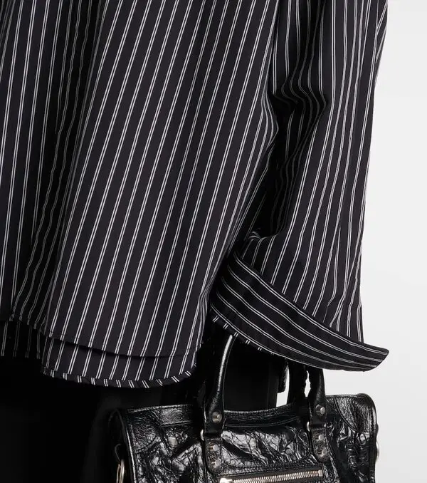 Balenciaga Flatground Striped Cotton Shirt