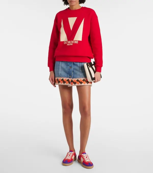 Valentino Garavani Upvillage Vlogo Sneakers - Red