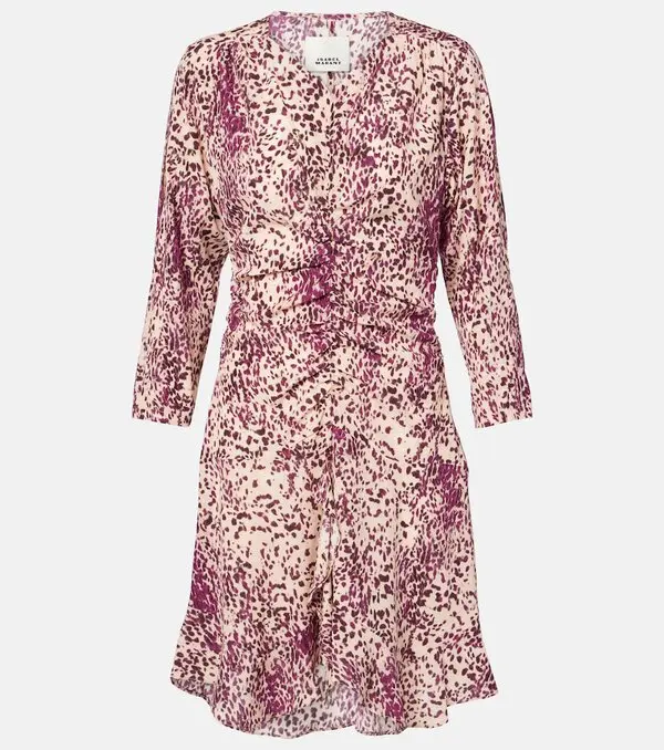 Isabel Marant Étoile Octavia Printed Mini Dress - Multicoloured