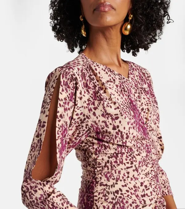 Isabel Marant Étoile Octavia Printed Mini Dress - Multicoloured