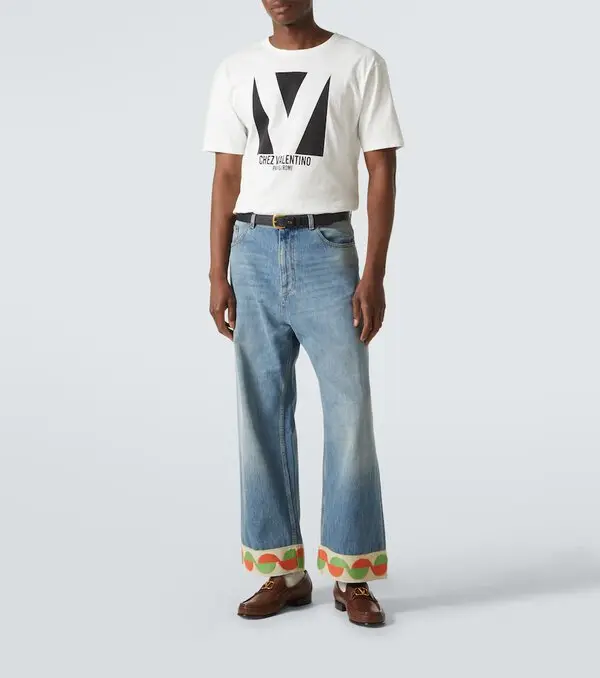 Valentino Garavani Vlogo Signature Leather Loafers