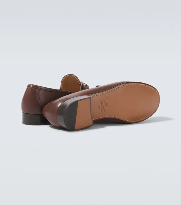 Valentino Garavani Vlogo Signature Leather Loafers