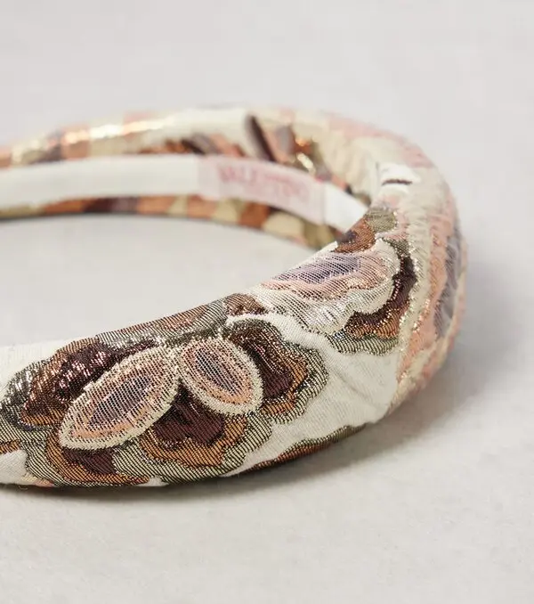 Valentino Garavani Jacquard Lamé Headband