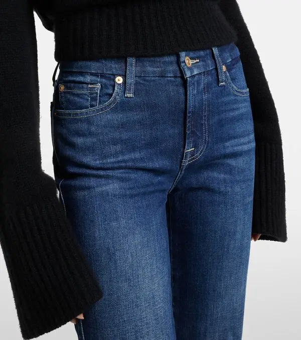 7 For All Mankind Kimmie High-rise Straight Jeans