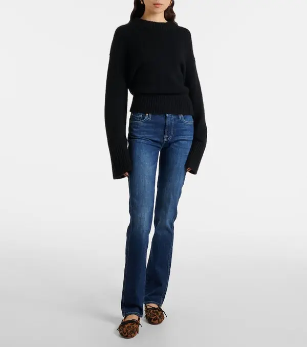 7 For All Mankind Kimmie High-rise Straight Jeans