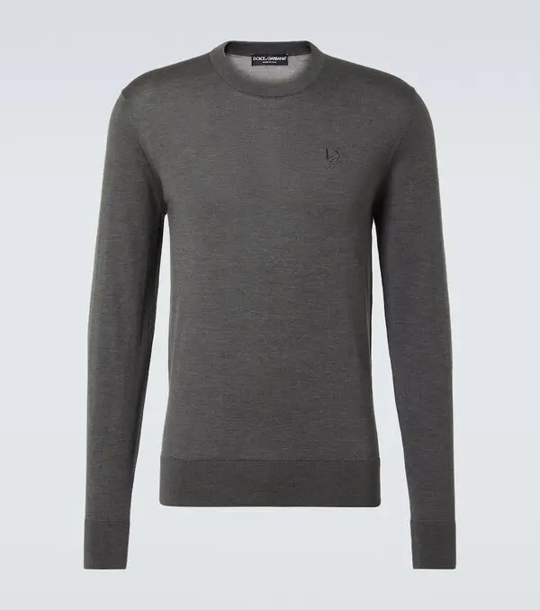 Dolce & Gabbana Logo Silk Sweater