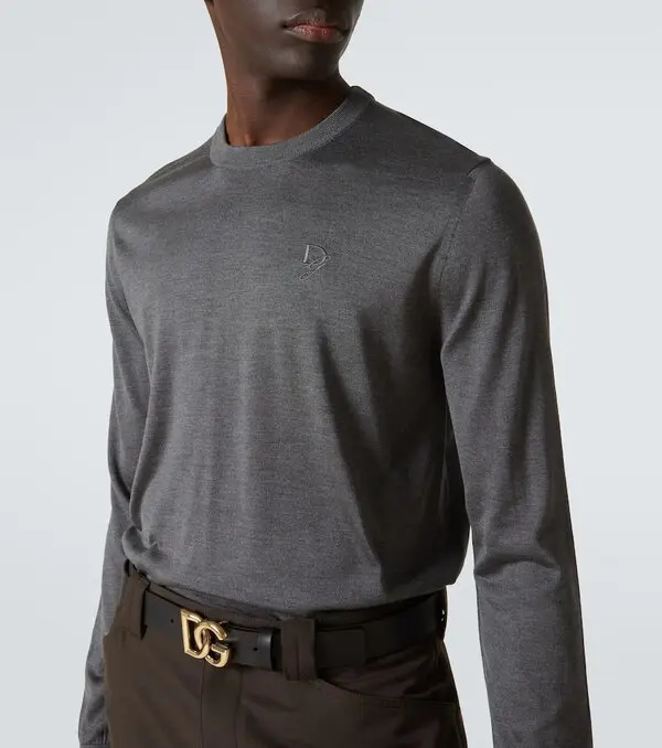 Dolce & Gabbana Logo Silk Sweater