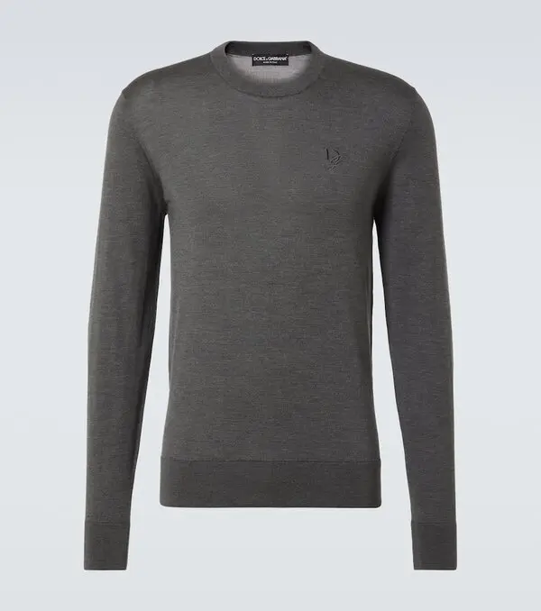 Dolce & Gabbana Logo Silk Sweater