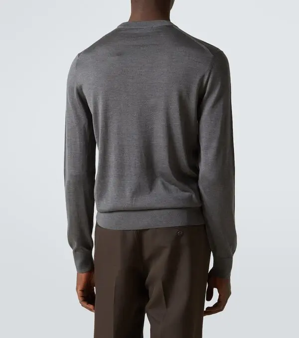 Dolce & Gabbana Logo Silk Sweater