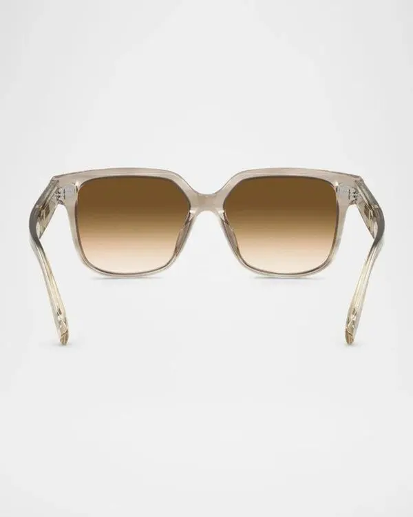 Brunello Cucinelli Bc4010s Square Sunglasses - Ivory