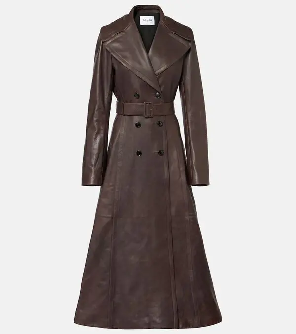 Alaïa Leather Coat