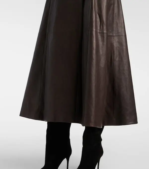 Alaïa Leather Coat