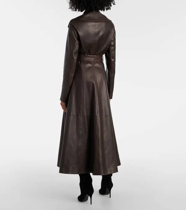 Alaïa Leather Coat