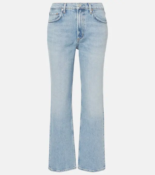 AGOLDE Valen Mid-rise Straight Jeans