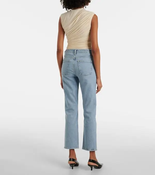 AGOLDE Valen Mid-rise Straight Jeans