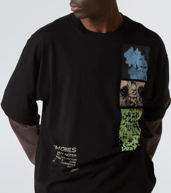Dries Van Noten Logo Cotton Jersey T-shirt
