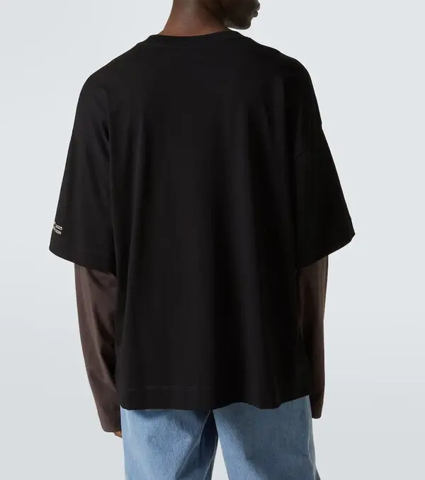 Dries Van Noten Logo Cotton Jersey T-shirt