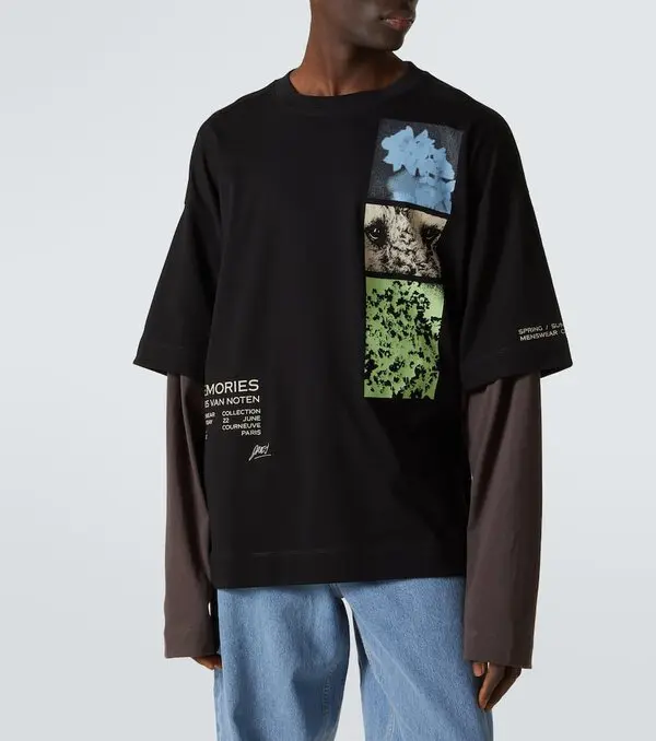 Dries Van Noten Logo Cotton Jersey T-shirt