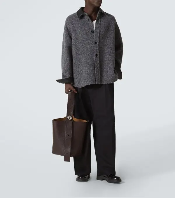 Loewe Large Leather Bucket Bag