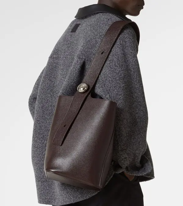 Loewe Large Leather Bucket Bag