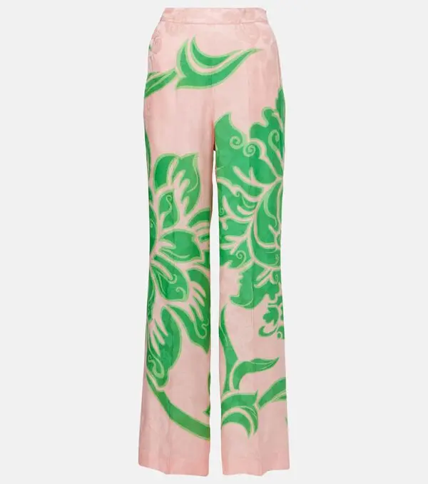 Etro Printed Straight Pants