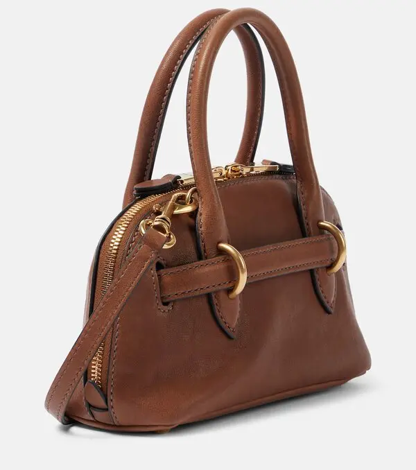 Miu Miu Aventure Mini Leather Tote