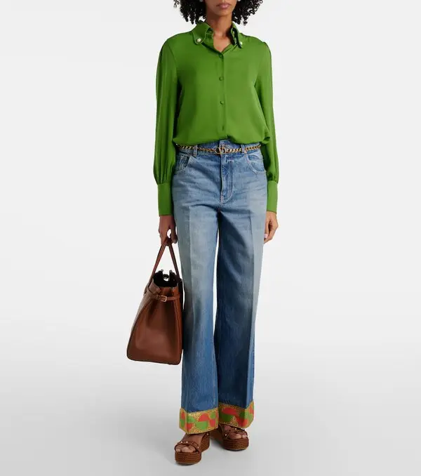 Valentino Garavani Rockstud Torchon Leather Espadrilles